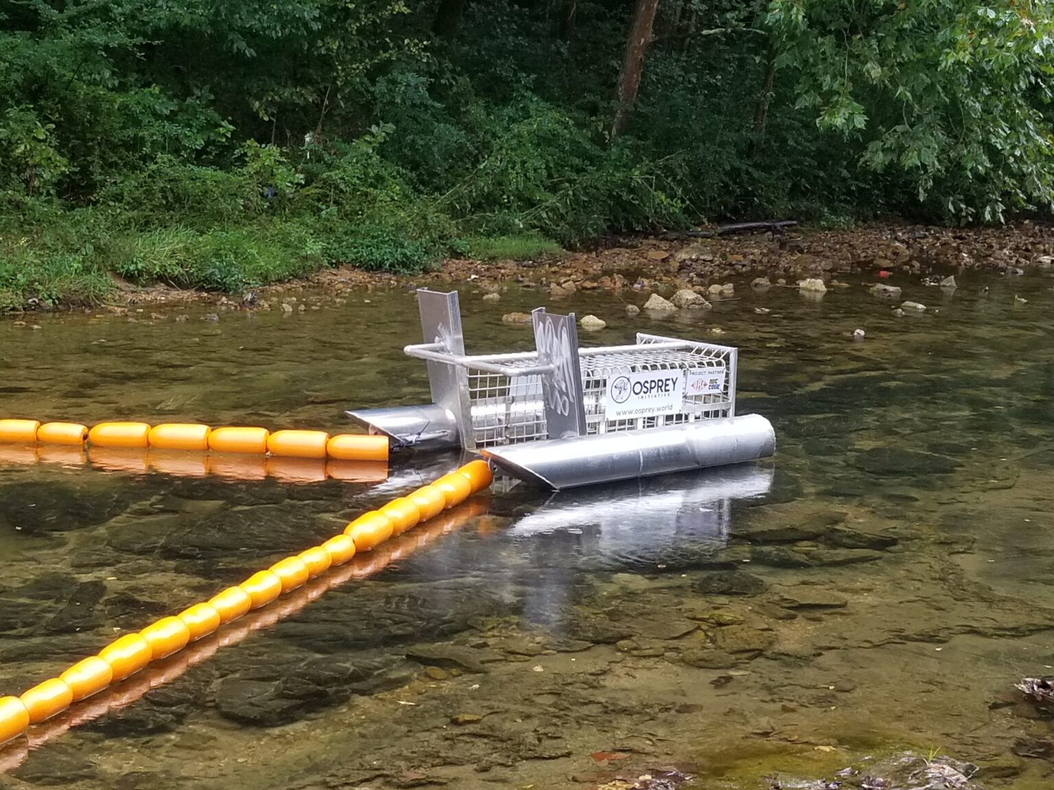 11th Jefferson County litter gitter installed in Five Mile Creek ...